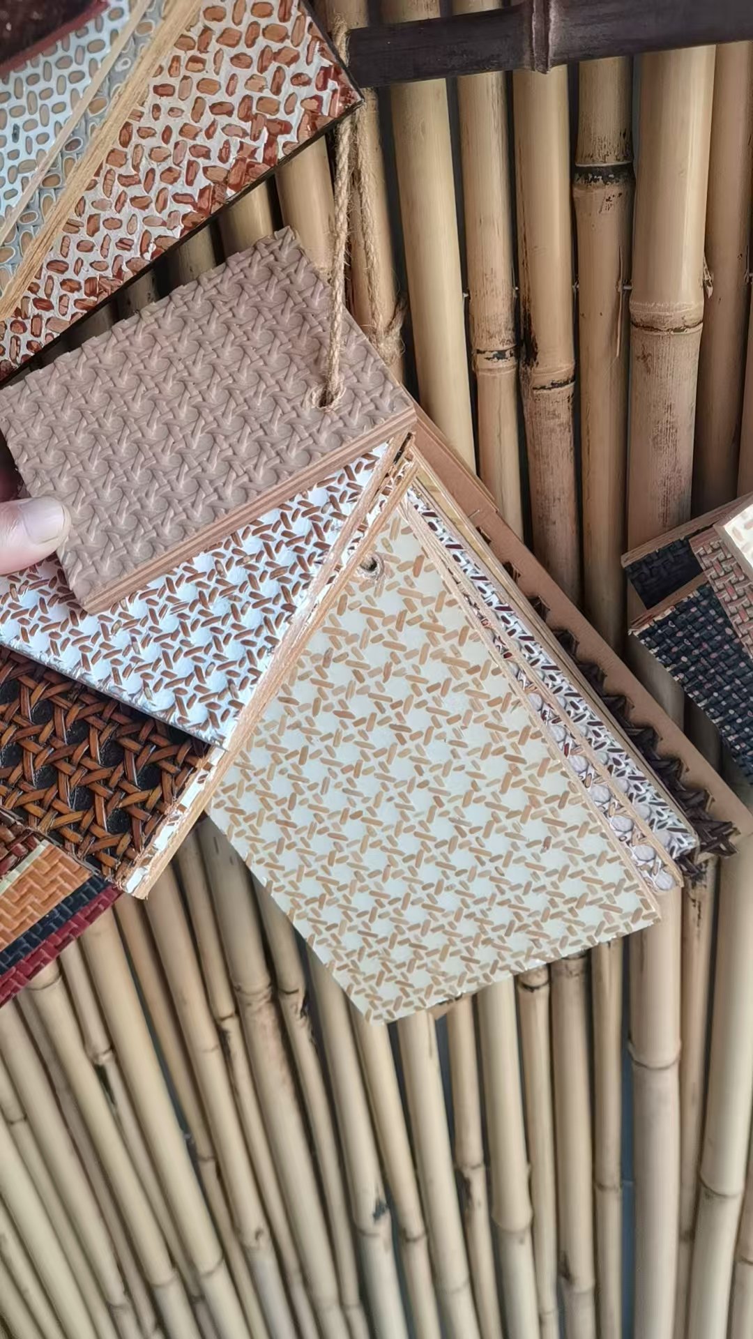 Rattan Cane Webbing + Wood Panel +Flame Retardant Paint - Rattan Wholesaler